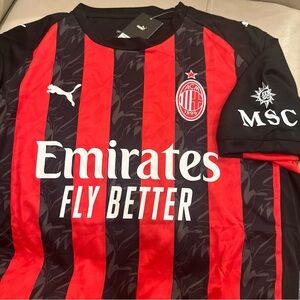 Shirts | Ac Milan 22526 Luka Modric 14 Jersey Mens Home Kit Fits 2 Xl ...